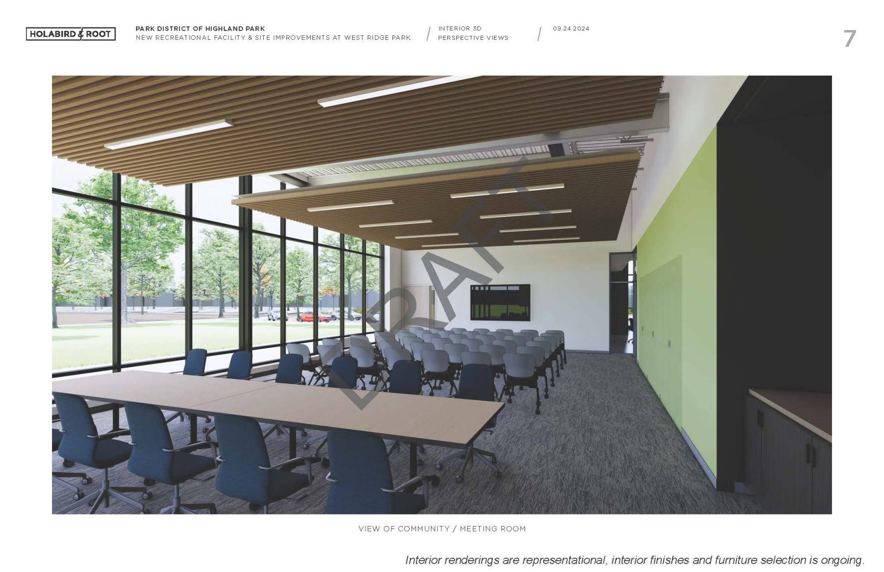 West Ridge Park Building and Site Planning | Park District of Highland Park